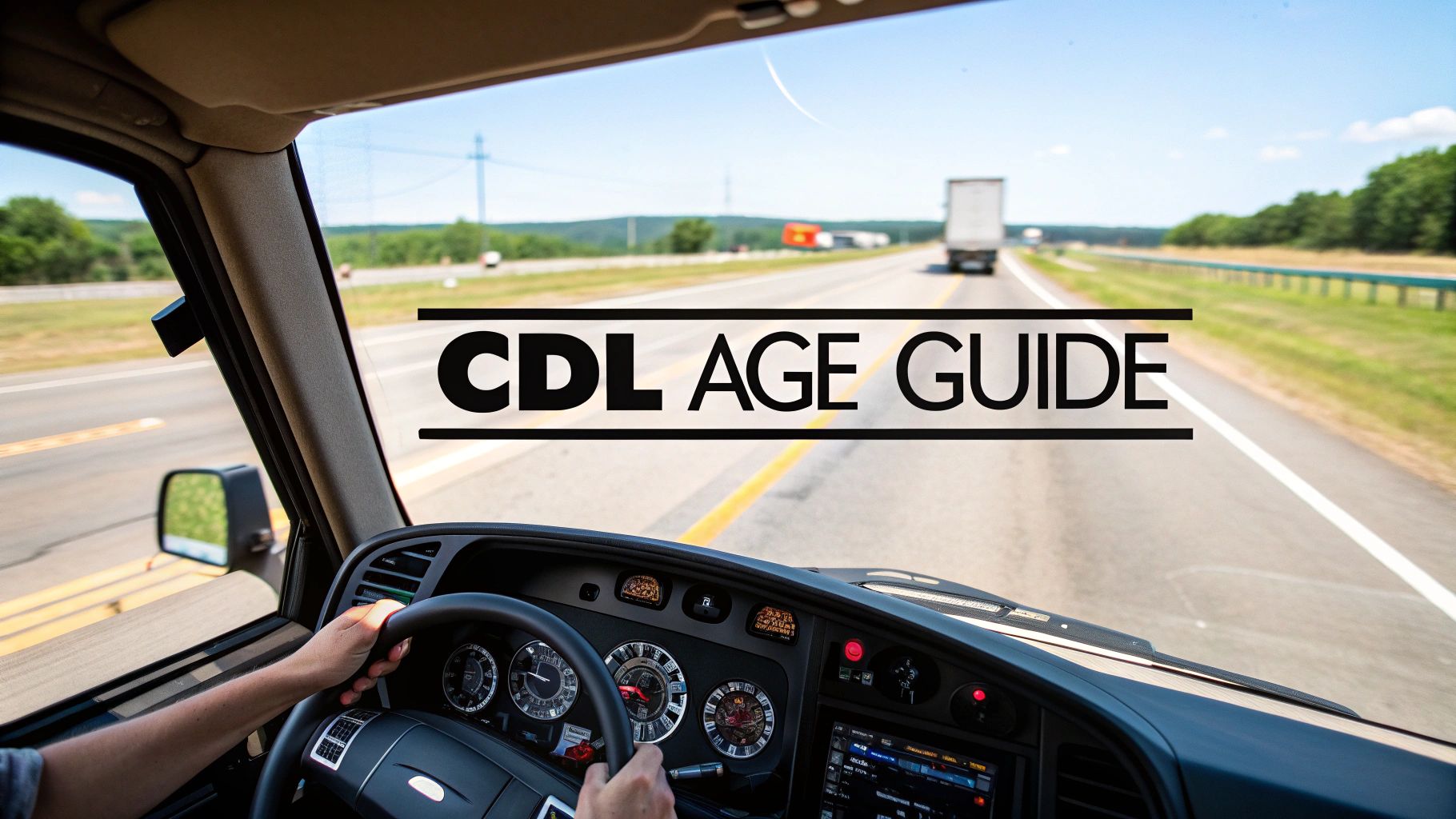 What Is the Age for CDL Your Guide to Trucking Requirements - PatriotCDL